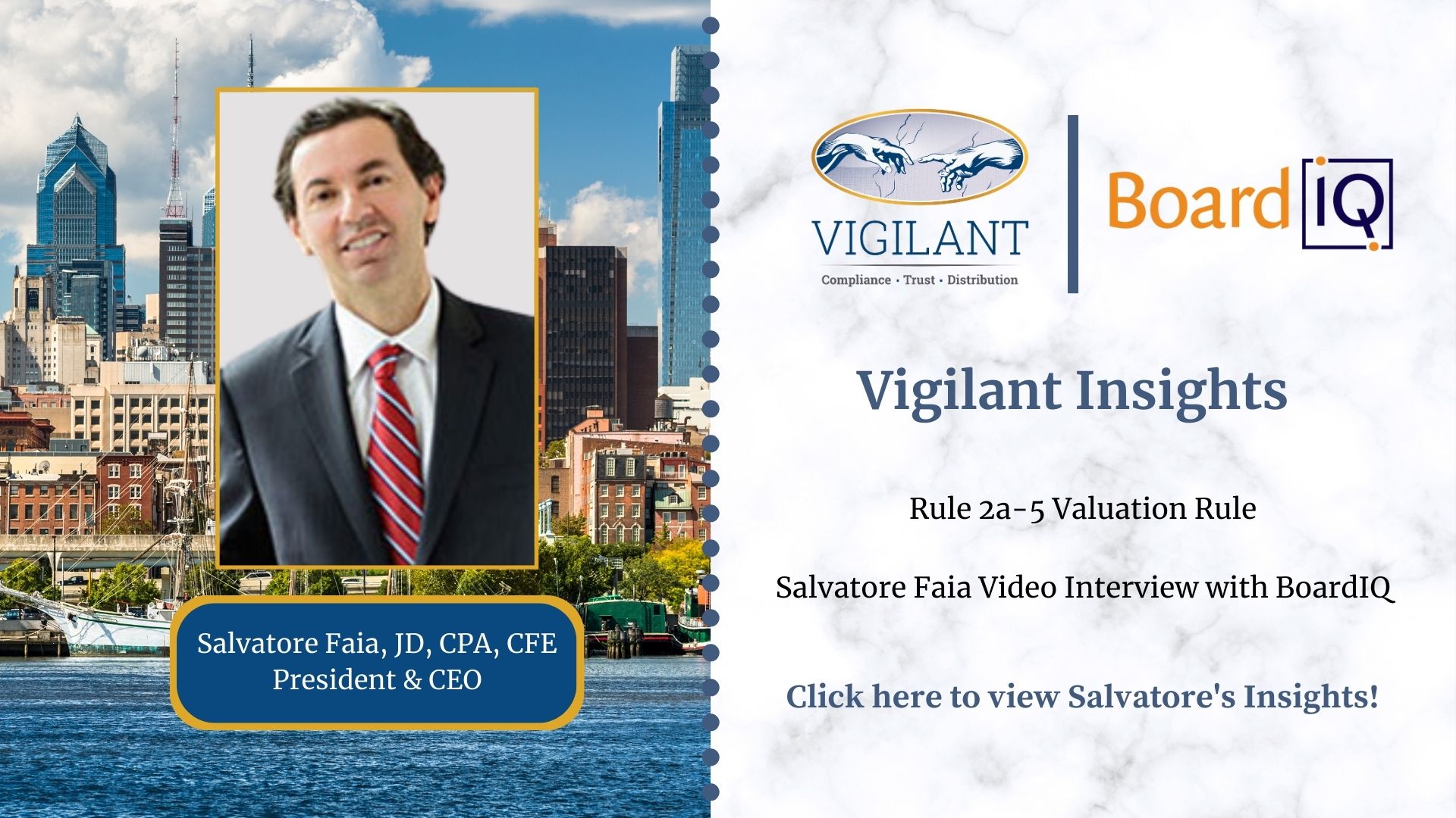 Rule 2a-5 Valuation Rule | Salvatore Faia Video Interview with BoardIQ